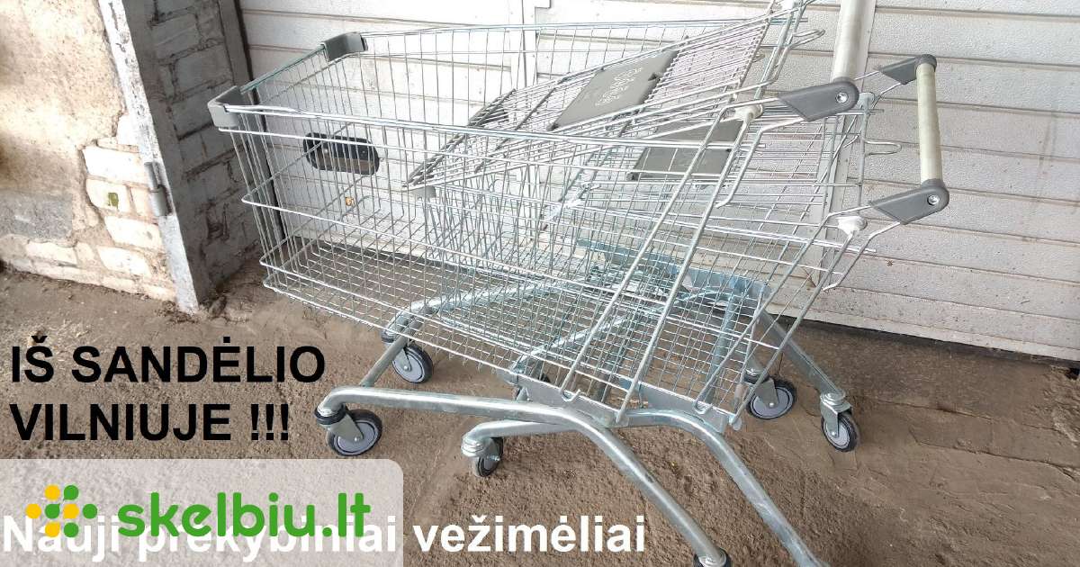 Nauji prekybiniai vežimėliai iš sandėlio - Skelbiu.lt