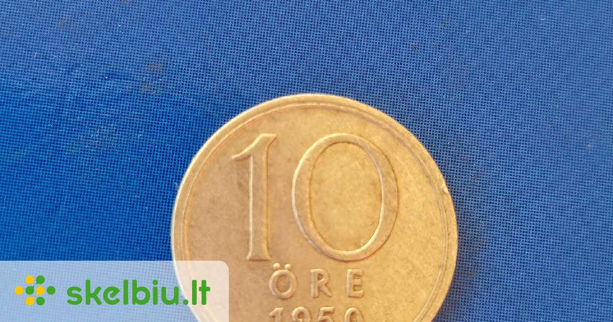 Švedija, 10 erių, sidabras. - Skelbiu.lt