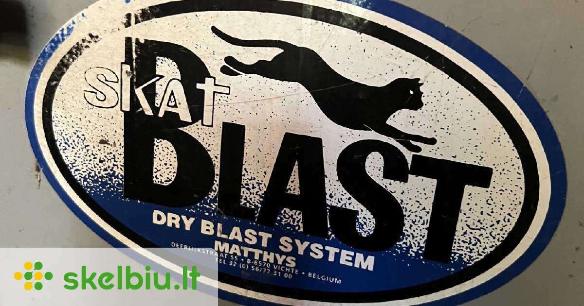 Smėliavimo įranga - Skelbiu.lt