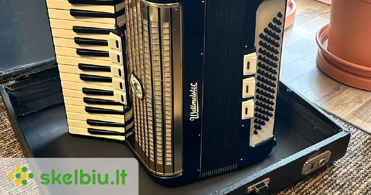 Parduodamas akordeonas Weltmeister 80 bosu - Skelbiu.lt