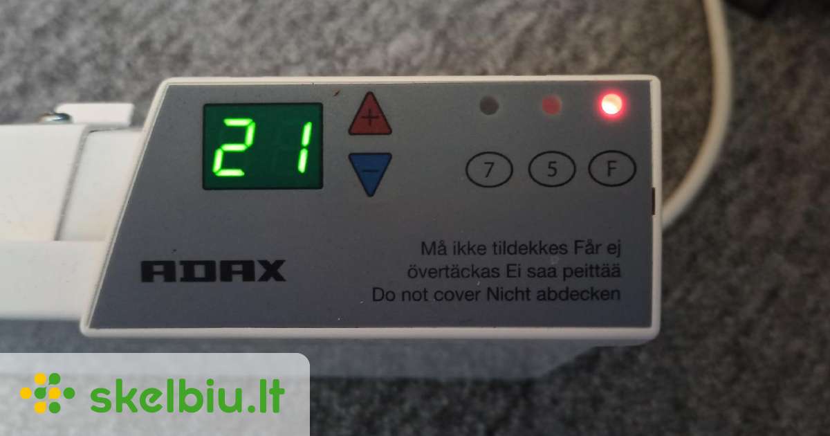Adax sieninis elektrinis radiatorius - Skelbiu.lt