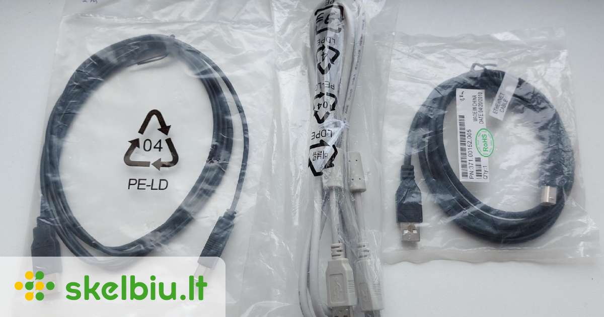 Usb kabelis Type A to Type B - Skelbiu.lt