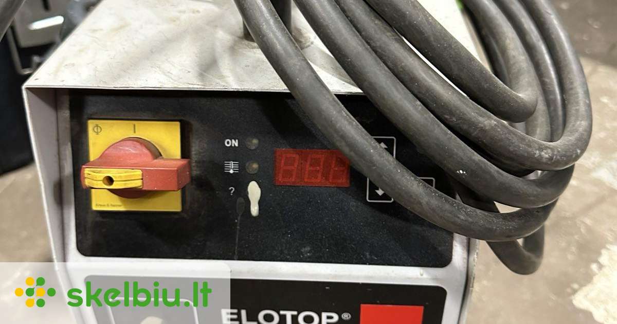 Nuomojamas Smeigiu virinimo aparatas Elotop 510 - Skelbiu.lt