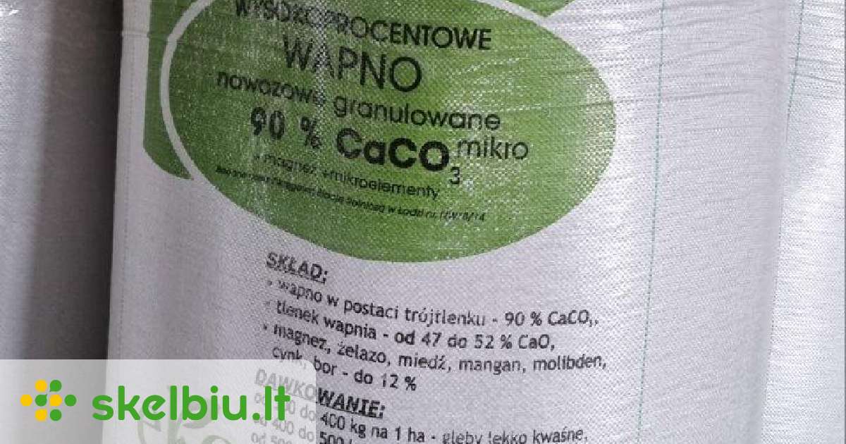 Granuliuotos Premium kalkės - Skelbiu.lt