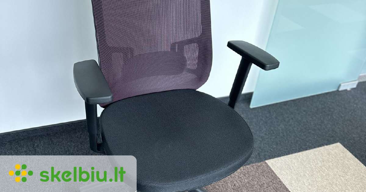 Patogi Ergonomine Ofiso/biuro Kede (Mazai Naudota) - Skelbiu.lt