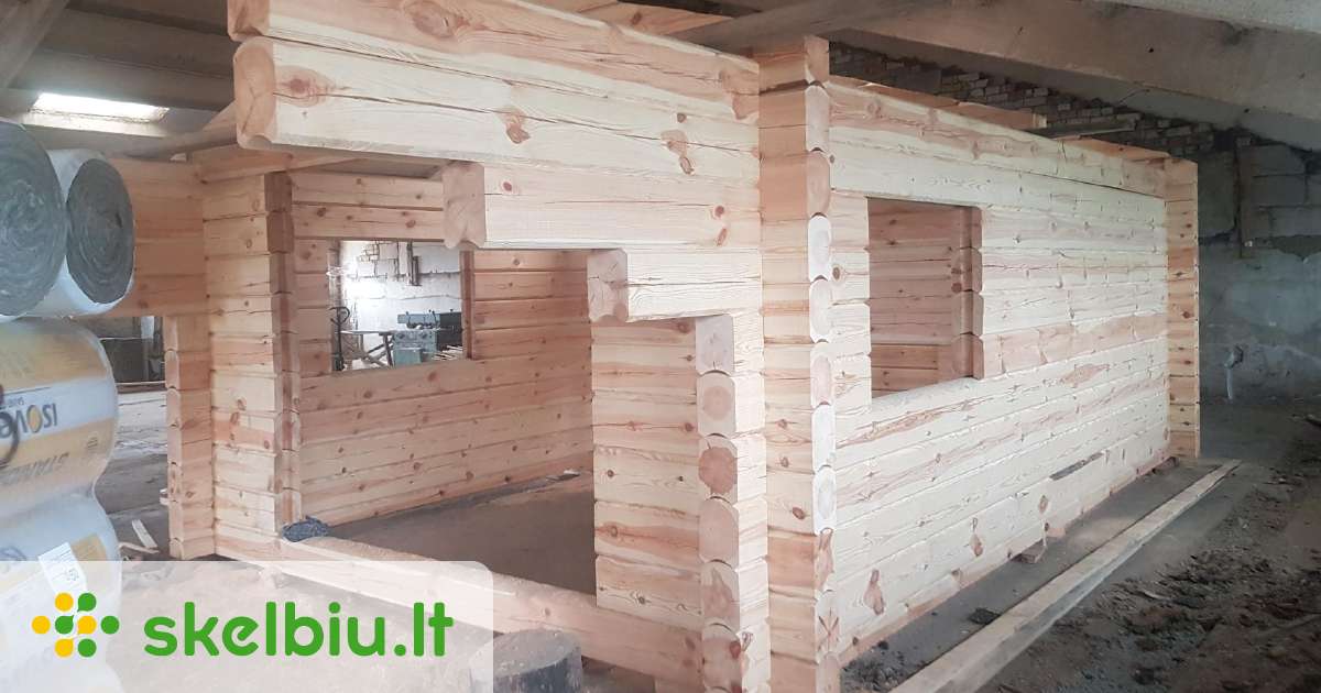 Rąstinė pirtelė. Rąstinis namelis - Skelbiu.lt