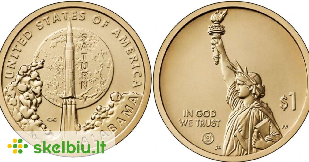 JAV 1 Doleris, 2024 Inovacijos, Saturn V Uc415 - Skelbiu.lt
