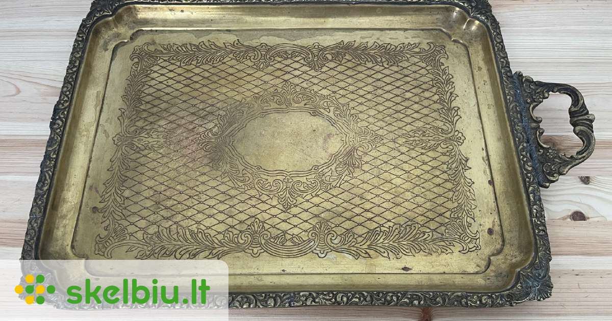 Žalvarinis padėklas - Skelbiu.lt