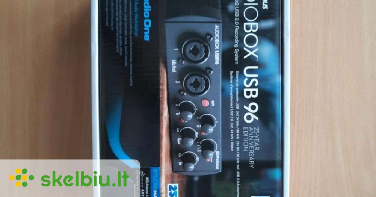 Garso plokštė Presonus audiobox 96usb - Skelbiu.lt