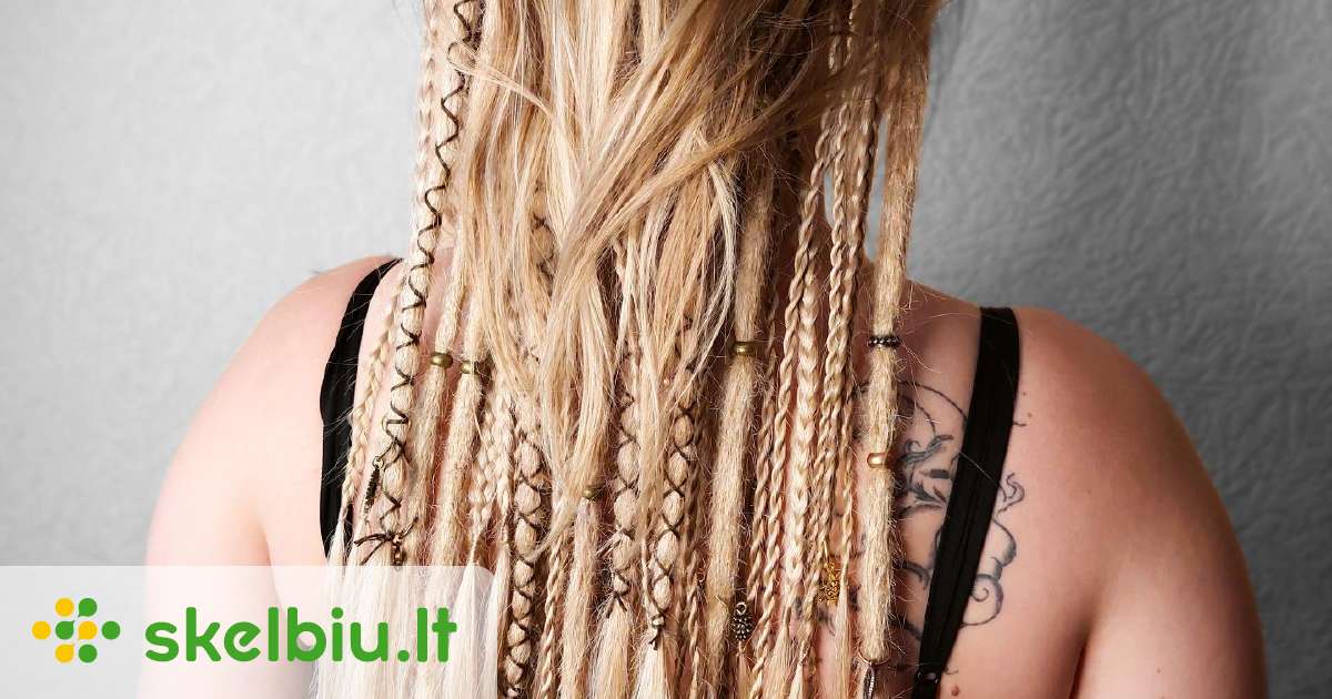 Įpinami sintetiniai dredai (dreadlock extensions) - Skelbiu.lt