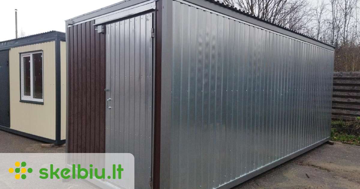 Modulinis, skardos sandėliukas - Skelbiu.lt