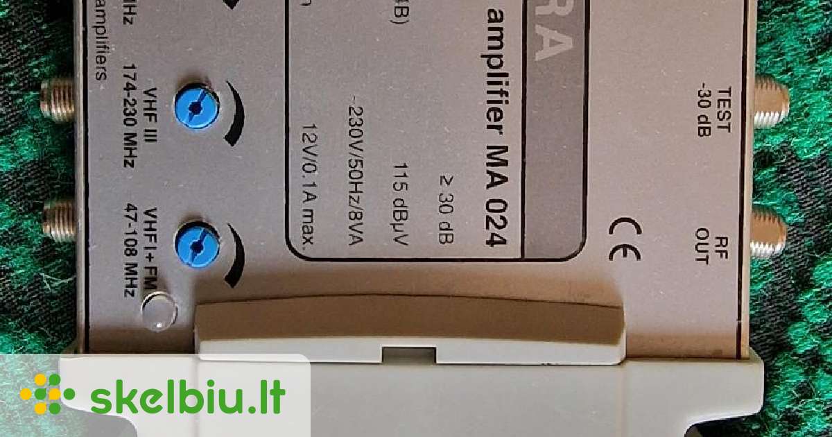 Rg6 kabelis ir stiprintuvas - Skelbiu.lt