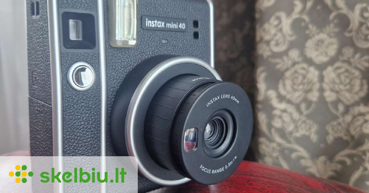 Fuji film Instant Mini 40 Momentinis - Skelbiu.lt