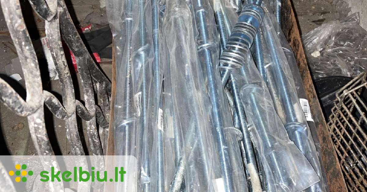 Srieginės smeigės M10 x 400 - Skelbiu.lt