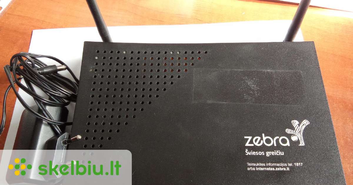 zebra marsrutizatorius skelbimai - Skelbiu.lt