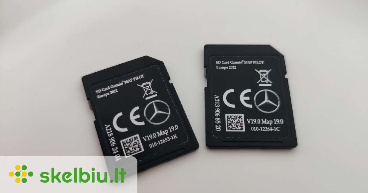 Naujausi Mercedes Žemėlapiai Sd kortelės - Skelbiu.lt