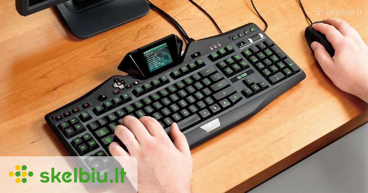 Logitech G19 Gaming Keyboard with Color Display - Skelbiu.lt
