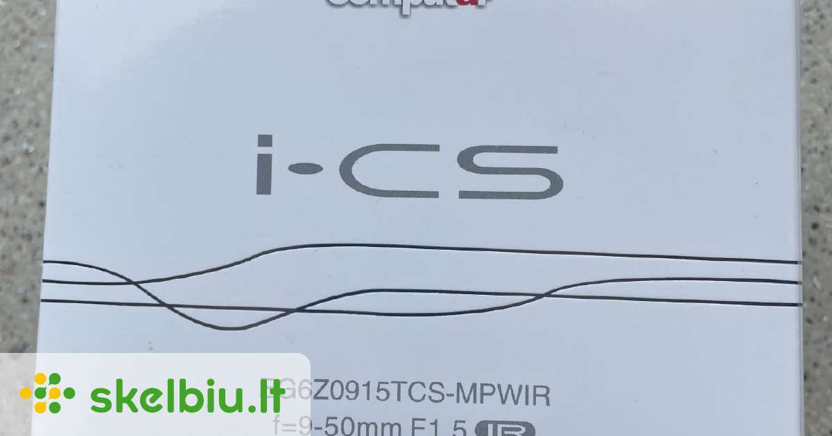 Objektyvas Computar Eg6z0915tcs-mpwir - Skelbiu.lt