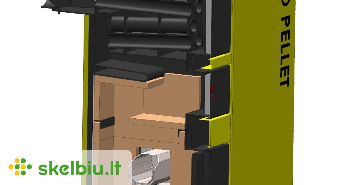 5 klasės granulinis katilas Bio Max 12-35kw - Skelbiu.lt