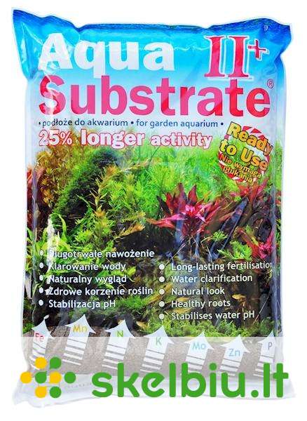 Aquaart Aqua Substrate II+ Juodas 5,4kg - Skelbiu.lt
