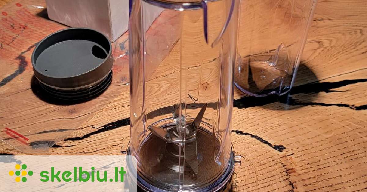 Ninja Nutri Blender 6 fin peiliukas + indas - Skelbiu.lt