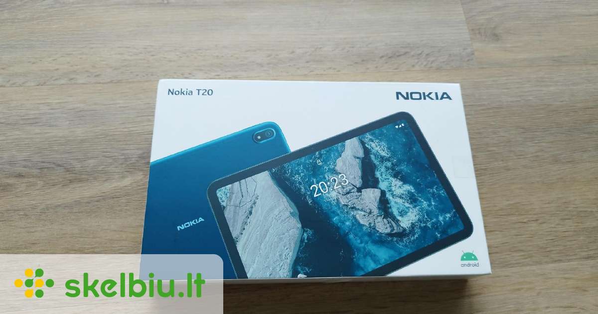 Nokia T20 Ta-1392 WiFi 3/32gb Planšetė - Skelbiu.lt