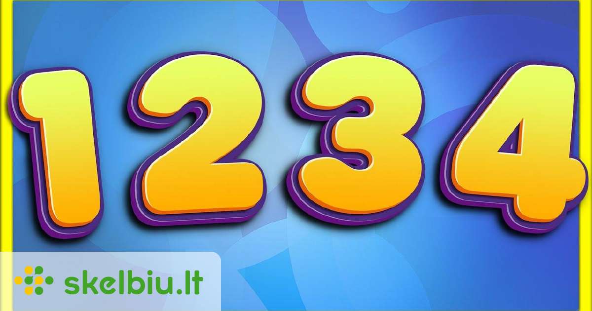 Skaičių sekos 6543210 - gražūs tel numeriai - Skelbiu.lt