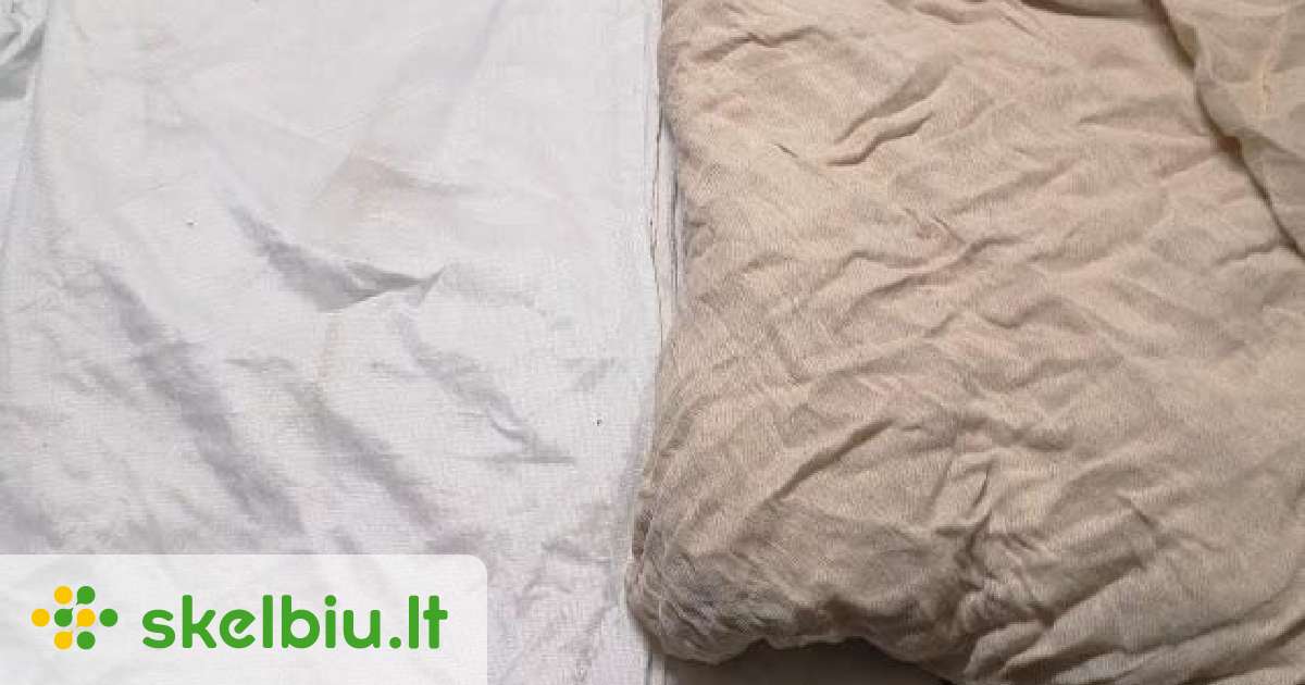 Balinta ir nebalinta drobele, lino paklodes - Skelbiu.lt