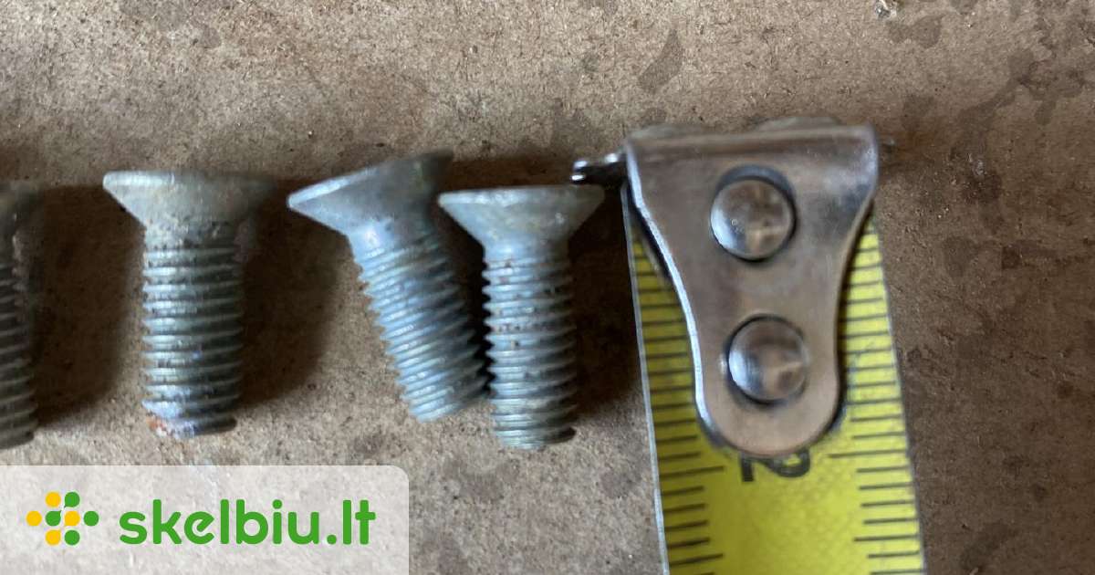 Parduodu varžtus trapecine galva su veržlėmis - Skelbiu.lt