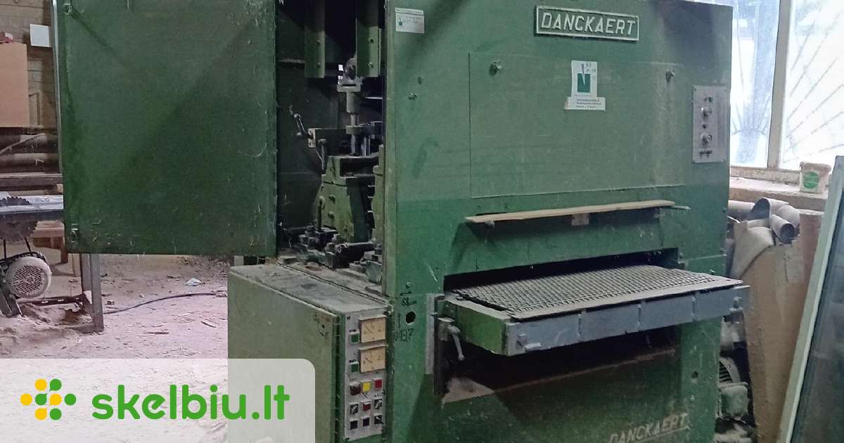 Plačiajuostės medžio šlifavimo staklės - Skelbiu.lt