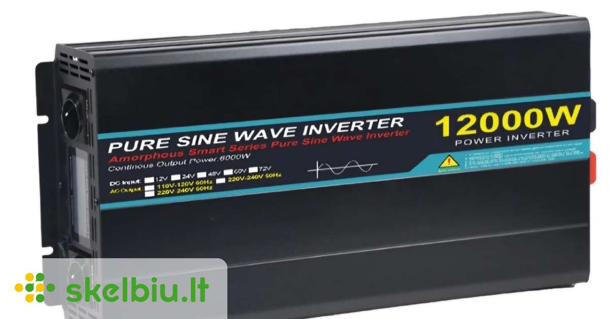 inverteris 12 220v skelbimai - Skelbiu.lt