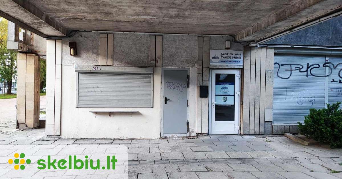 Patalpa su rūsiu prekybai, paslaugoms, sandeliui - Skelbiu.lt