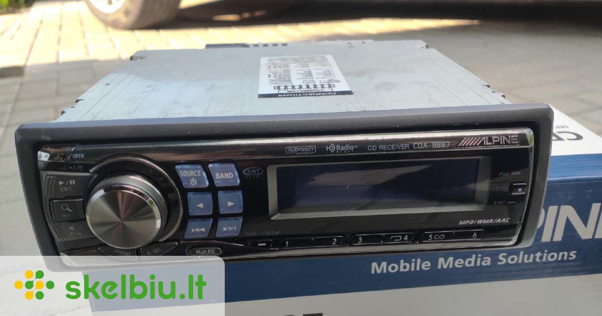 Alpine Cda 9887 - Skelbiu.lt