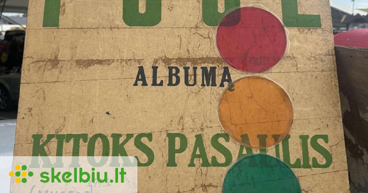 Foje albumo Kitoks pasaulis pristatymo reklama - Skelbiu.lt