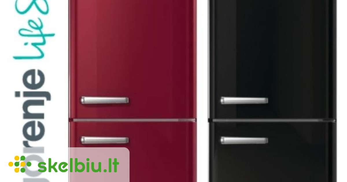 Gorenje Retro su ,Adapt Tech" ir ,No Frost Plus" - Skelbiu.lt