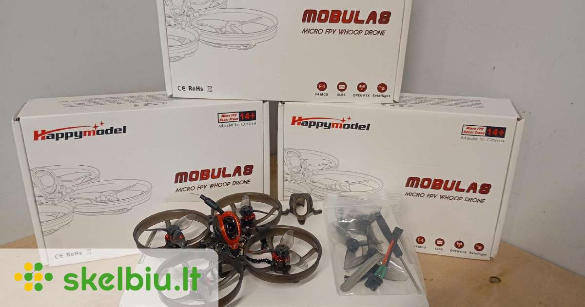 Nauji Happymodel Mobula 8 fpv dronai - Skelbiu.lt