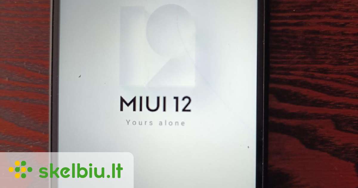 Redmi miui12 - Skelbiu.lt