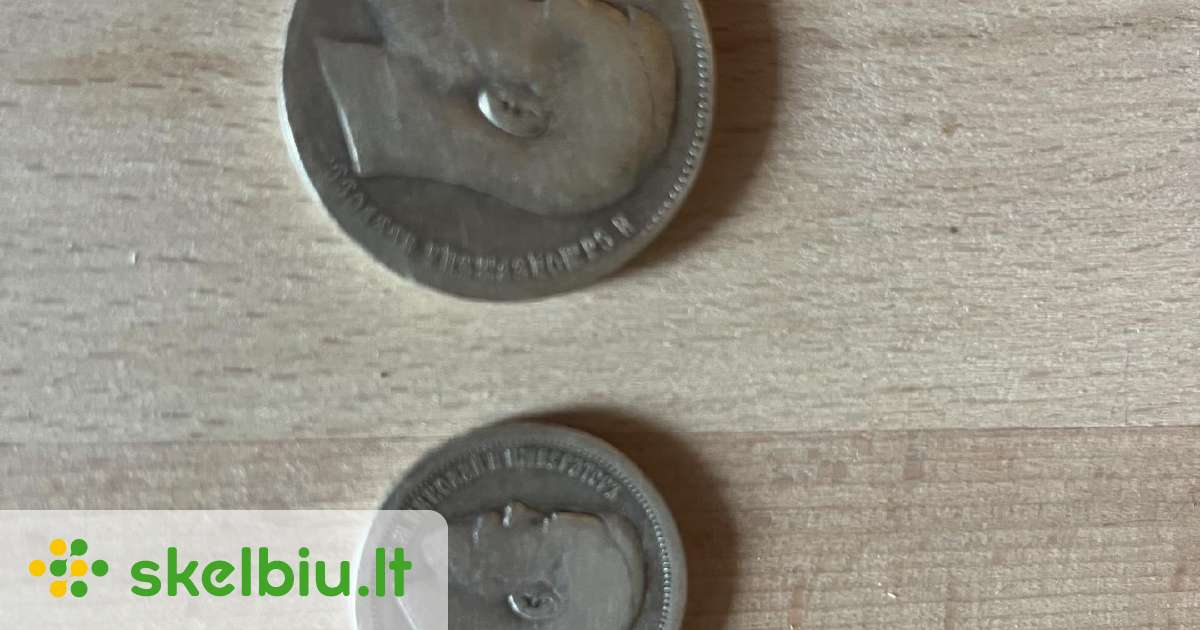 Sidabrinės monetos Nikolajus I - Skelbiu.lt