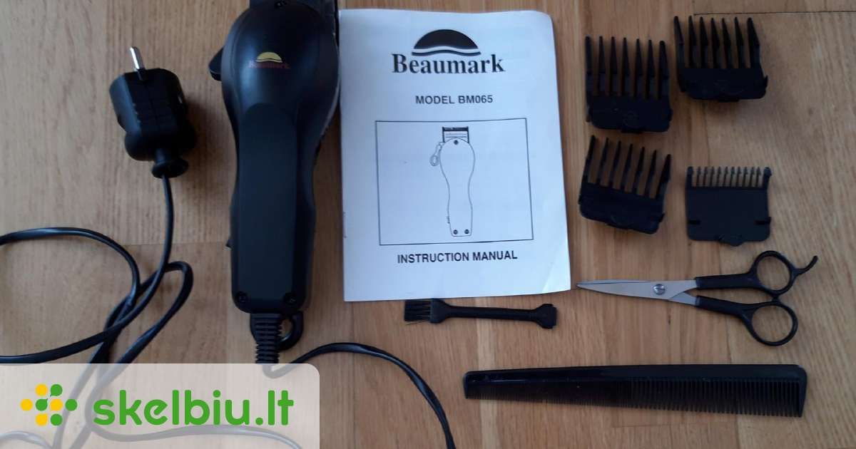Profesionali plaukų kirpimo mašinėlė Beaumark - Skelbiu.lt