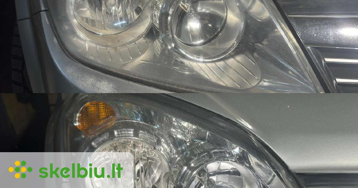 Automobilio žibintų poliravimas - Skelbiu.lt