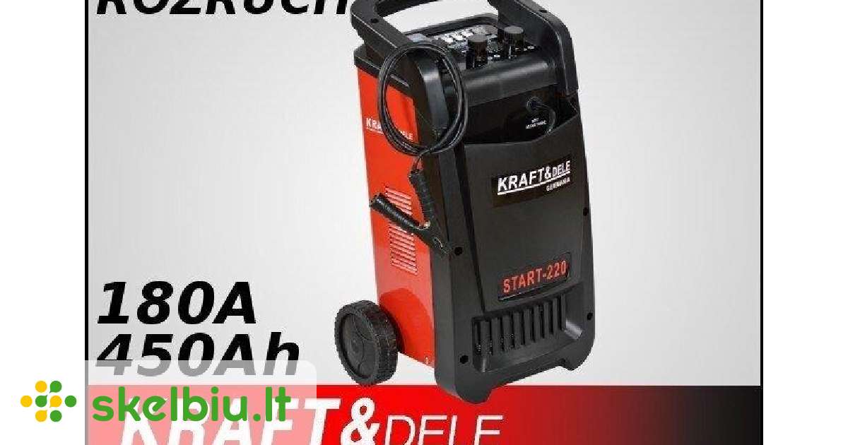 Akumuliatorių Pakrovėjas- Paleidėjai - Skelbiu.lt