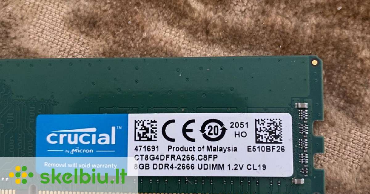 Ddr4 3200, 2666mhz; Ddr3 1600, 1333, 1066mhz - Skelbiu.lt