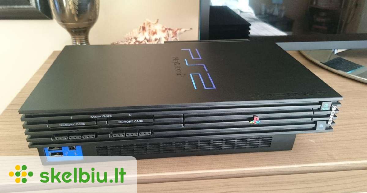 Playstation 2 su 1 TB HDD su daug žaidimų - Skelbiu.lt