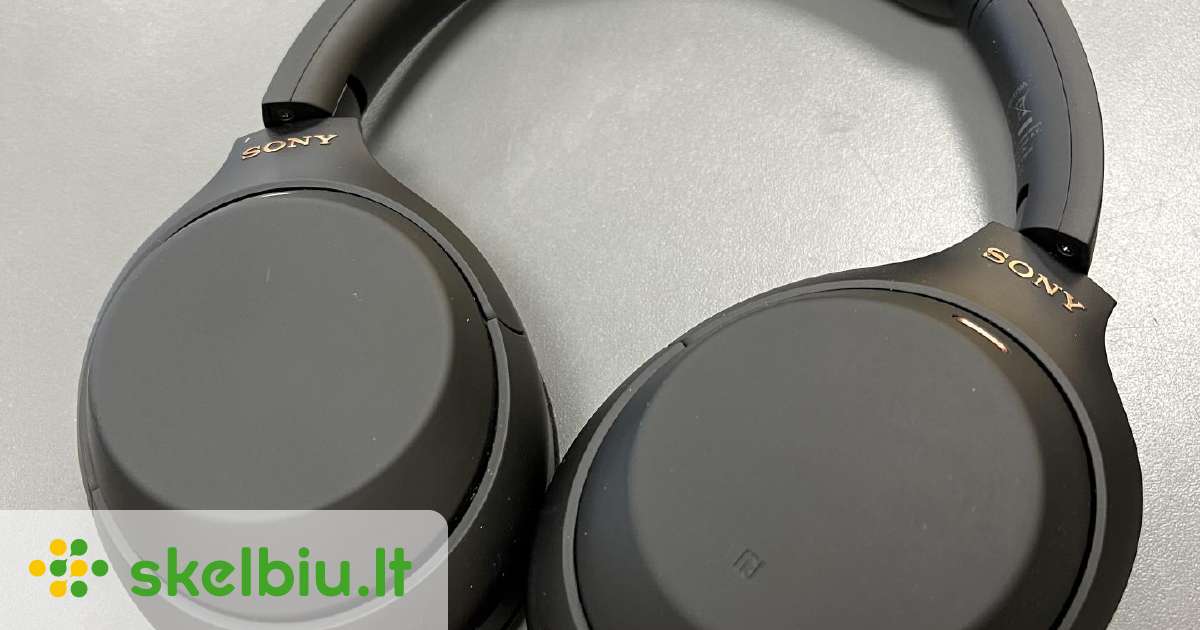 Sony Wh-1000xm4 belaidės ausinės su garantija - Skelbiu.lt
