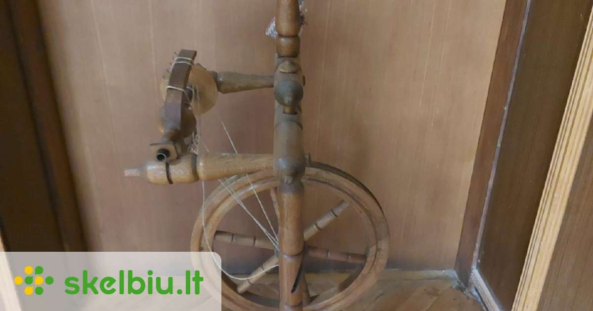 Senovinis vokiškas verpimo ratelis - Skelbiu.lt