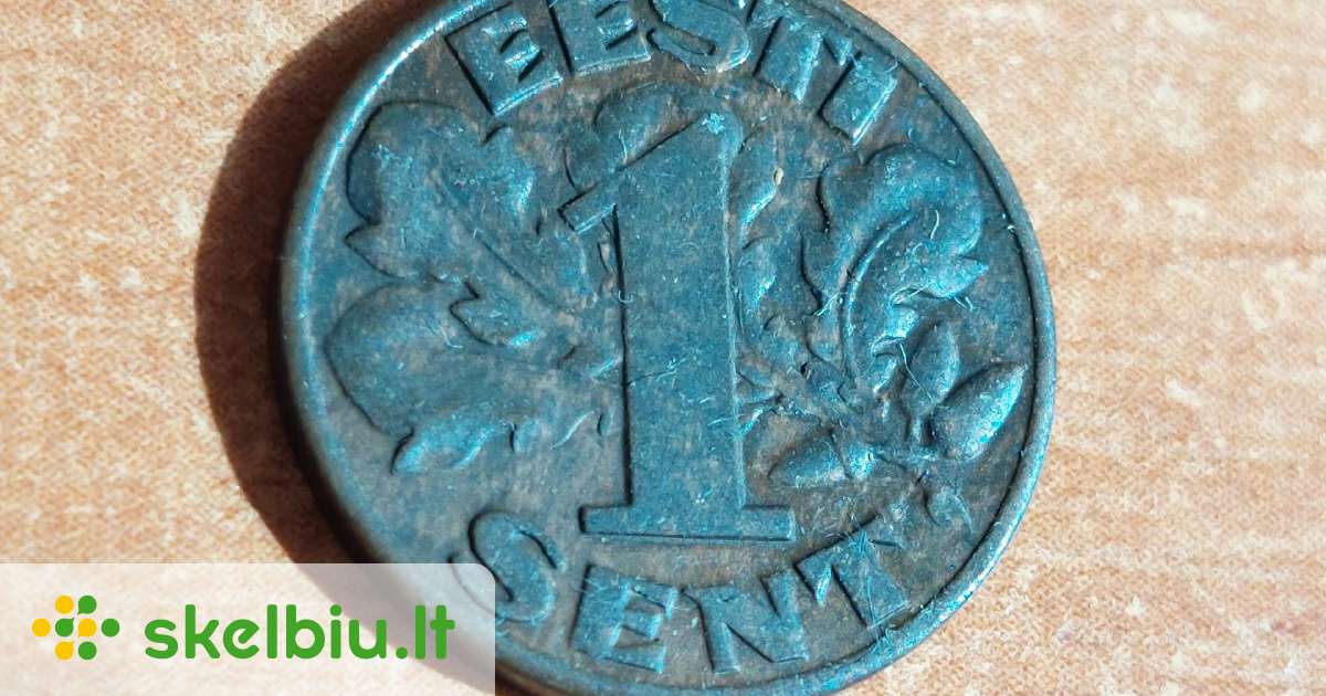 Estija 1 senti 1929 - Skelbiu.lt
