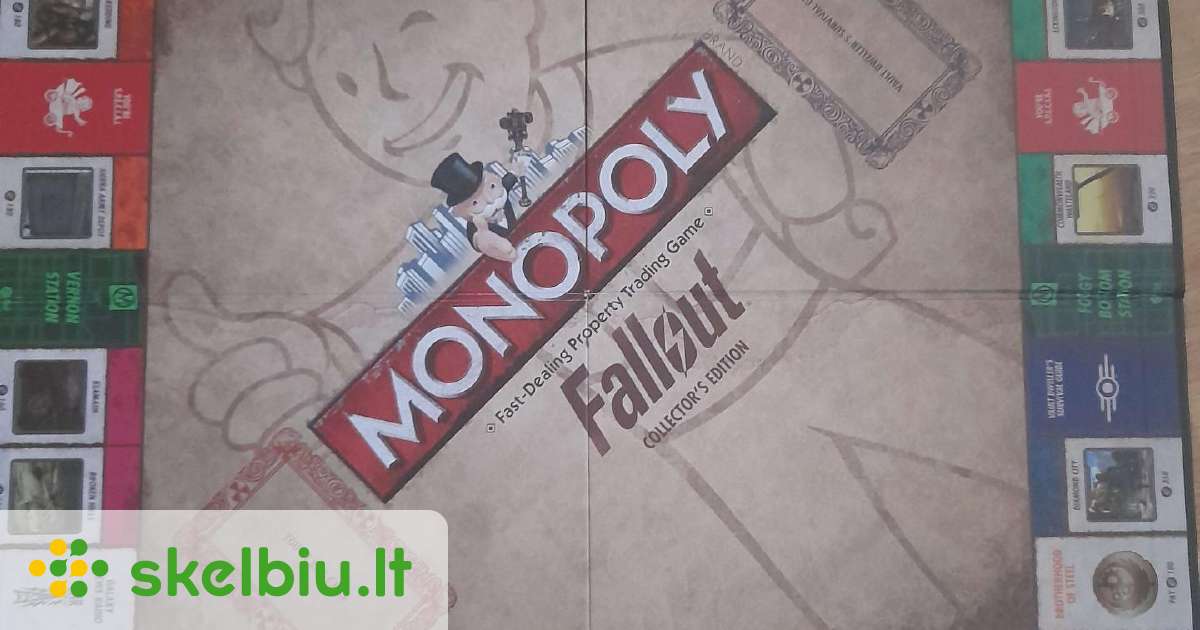 Fallout Monopoly Collectors Edition - Skelbiu.lt