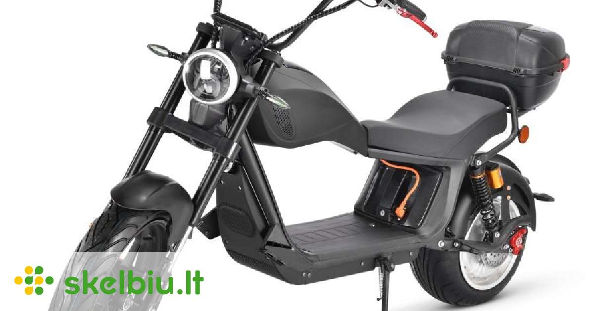 Elektrinis cioperis citycoco motoroleris 1000w p6 - Skelbiu.lt