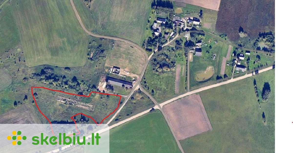 Sklypas su islikusiais pamatais - Skelbiu.lt