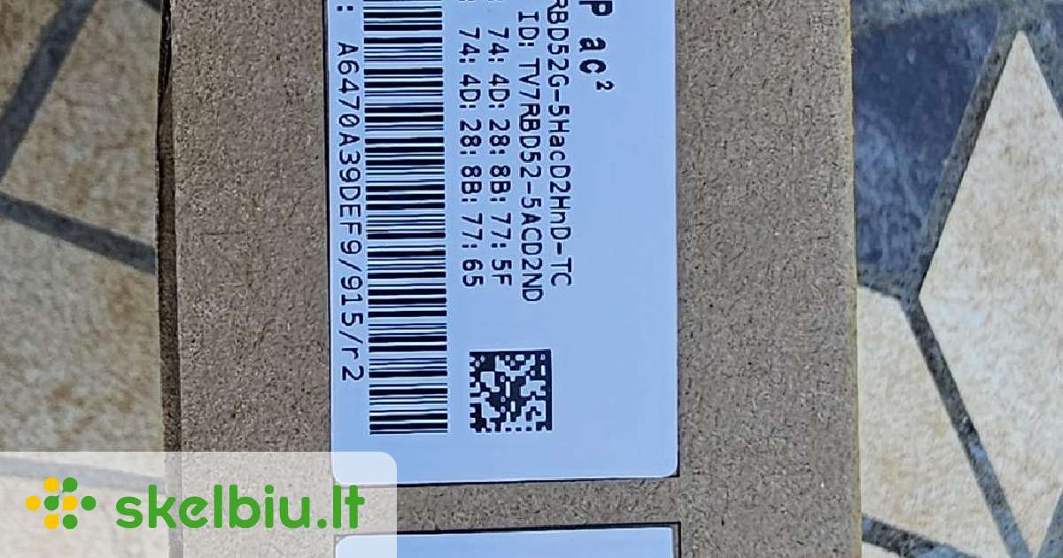 Mikrotik rūteris/maršrutizatorius hap ac2 WiFi - Skelbiu.lt